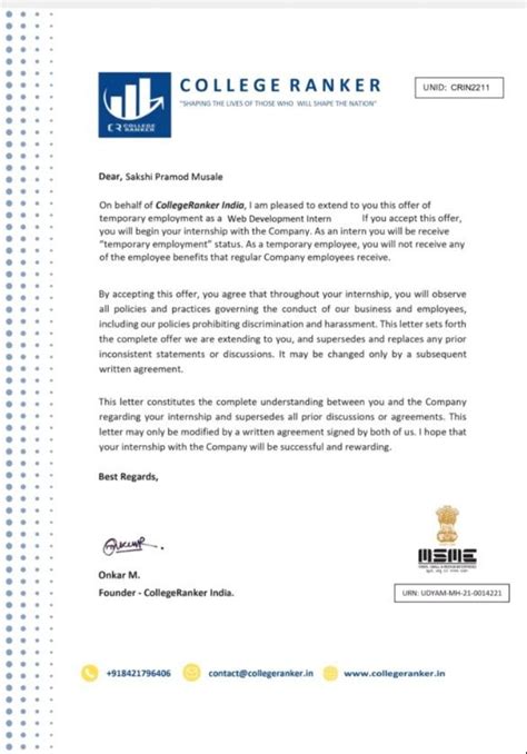 Sakshi Musale On Linkedin Connections Thankyou Internship