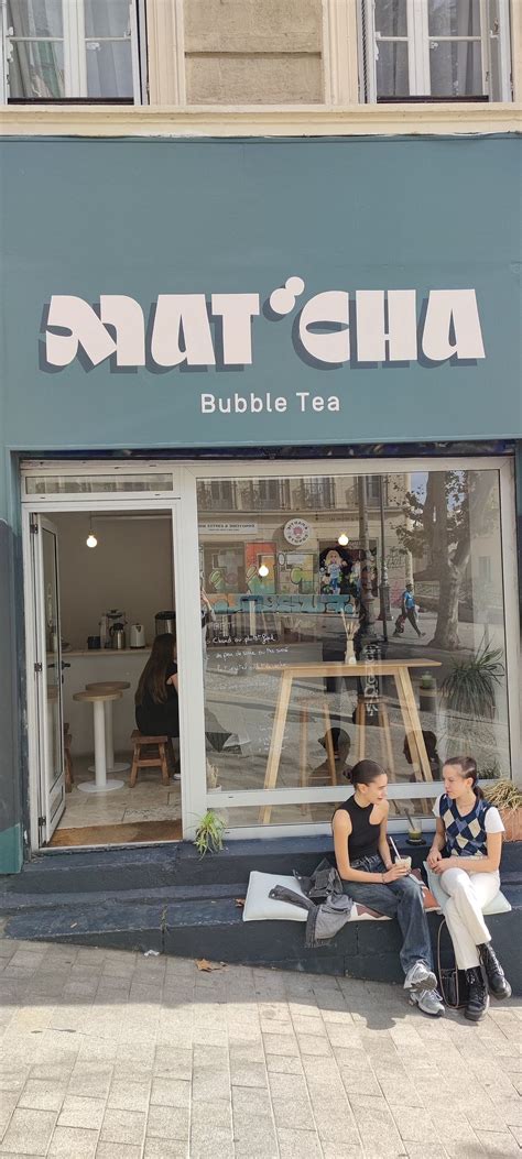 Matcha Bubble Tea Marseille Marseille Coffee And Tea Happycow