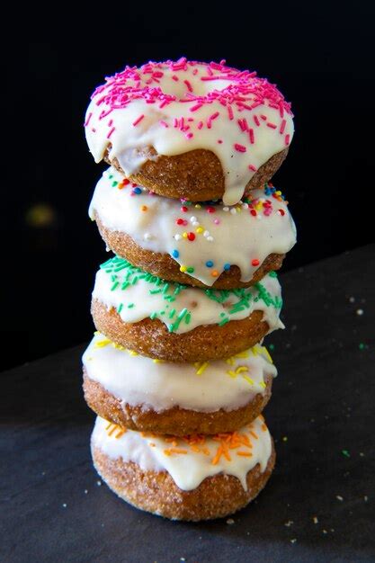 Premium Photo Donut Stack
