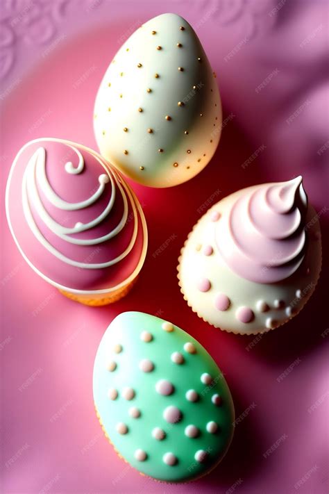 Premium Photo Delicate Detailed Easter Egg Candy Spring Pastel