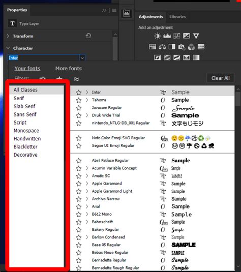 This Classes Tab Appeared On My Font Selector Today Anyone Know Wtf