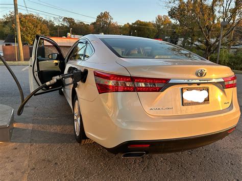 Filling Up My My New To Me 2014 Avalon For The First Time Im In Awe