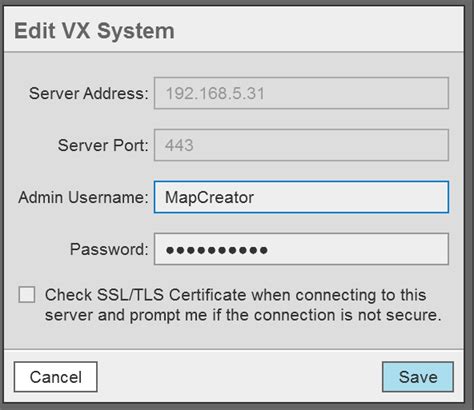 videoxpert access for maps editing
