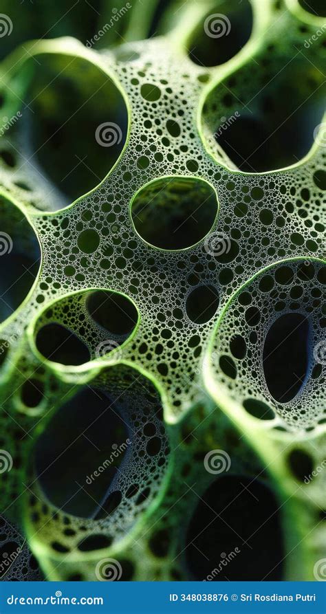 Exploring Abstract Cellular Structures Microscopic Organic Forms