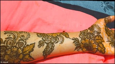 Traditional 3d Floral Mehendi Design Easy And Simple Floral Mehndi Design For Beginners