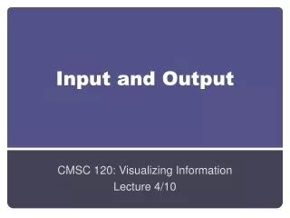 PPT DATA INPUT AND OUTPUT PowerPoint Presentation Free Download ID 3454168