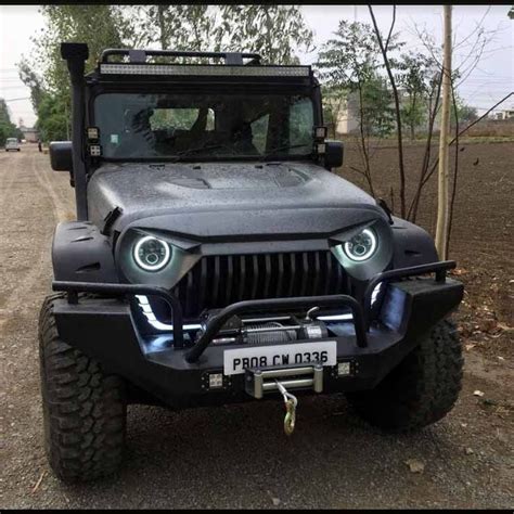 This Customized Mahindra Thar Is All Ready For Any Off Roading Action