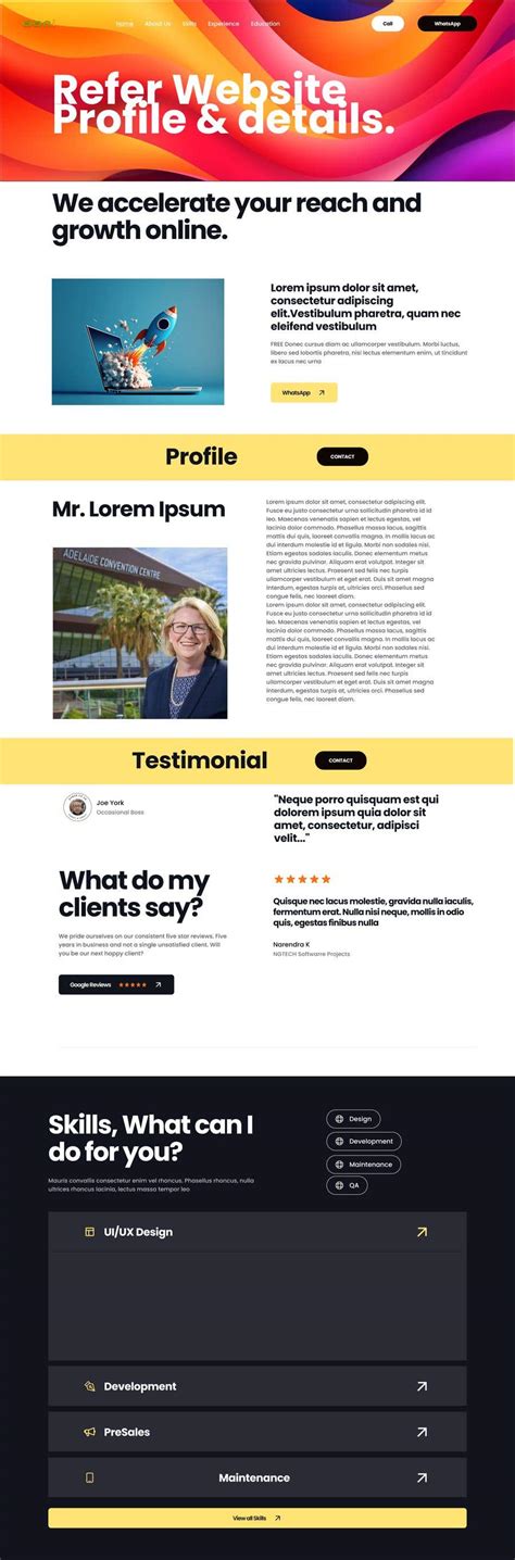 Entry 21 By Narendragautam For HTML Development Single Page With