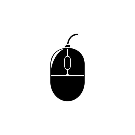 Computer Mouse Vector Icon Illustration Vector Art At Vecteezy