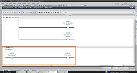 Basic Tia Portal And Factory Io Project