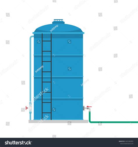 Water Tank Vector Water Tank On Stock Vector Royalty Free