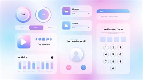 Premium Vector Realistic Ui Elements Collection