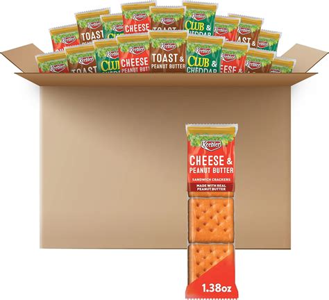 Keebler Sandwich Crackers Single Serve Snack Crackers