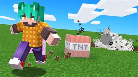 Minecraft But Tnt Spawns Every 10 Seconds Youtube