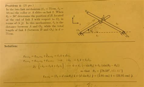 Solved How Did They Solve For Theta 3 If You Could Please Show The