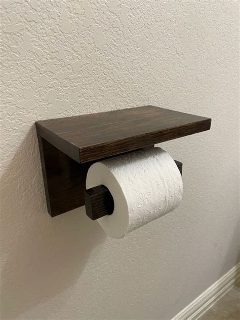 Toilet Paper Holder And Shelf Wood Toilet Paper Holder Cute Diy Room