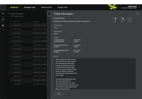 Devops Dashboard And Support Console — Joel Maxwell