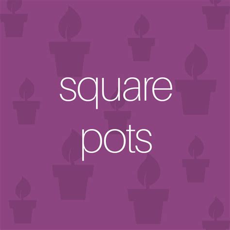 Pretty Pots Square Plant Pots Indoor And Outdoor Planters Page 3