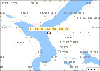 Cerro Lago Maggiore Italy Map
