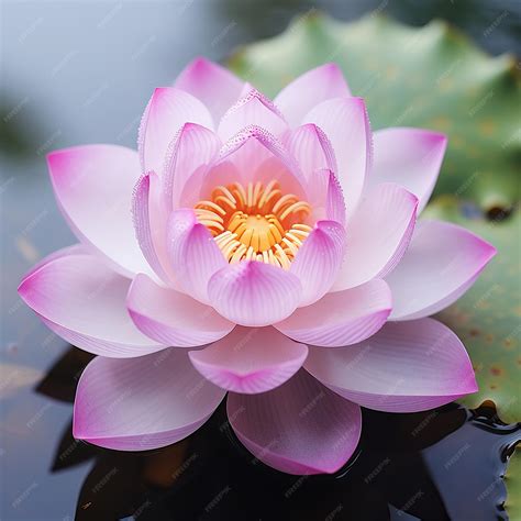 premium photo illustration of magical real lotus flower