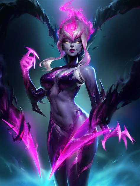 Artstation Evelynn Lol Fan Art Darya Kozhemyakina Champions