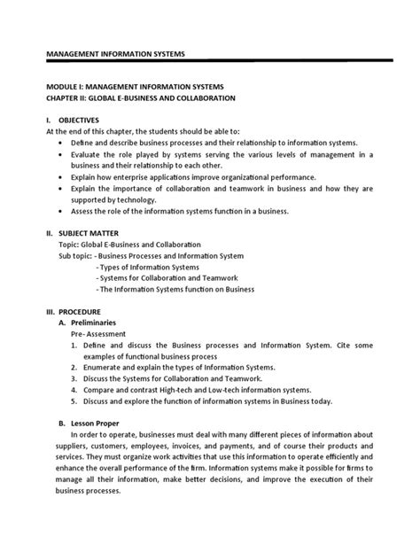 Assignment Activity Module For Mis Chapter 2 Pdf