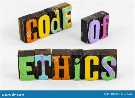 Ethics Core Values Integrity Honesty Respect Morality Trust Royalty Free Stock Photo