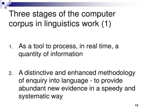 PPT Introduction To Corpus Linguistics PowerPoint Presentation Free