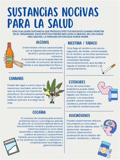 Sustancias Nocivas Para La Salud Pdf Psicosis Alcoholismo