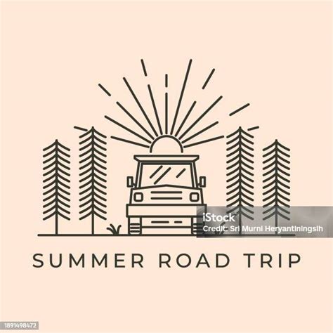 여름 도로 여행 상징 일러스트 레이 션 디자인 모험 자동차 로고 디자인 4x4 자동차에 대한 스톡 벡터 아트 및 기타 이미지 4x4 자동차 도로 스티커 Istock