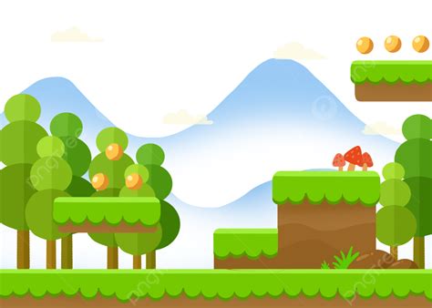 Mario Platform Background