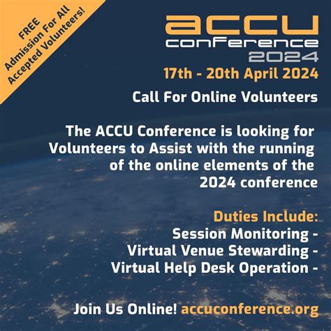 Virtualvolunteers Techcommunity Volunteeropportunity Accu Conference