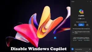 How To Uninstall Or Disable Copilot In Windows