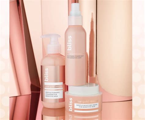 The Bliss Rose Gold Collection Is Perfect For Sensitive Skin And All