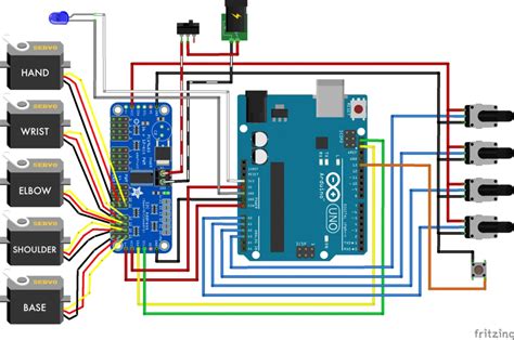 Compact Robot Arm Arduino 3d Printed By Build Some Stuff Download Free Stl Model