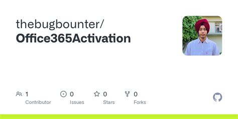 GitHub Thebugbounter Office365Activation