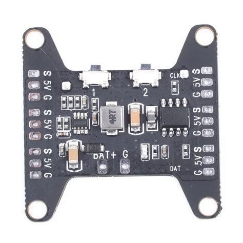 WS2812 LED Strip Light Controller Board Support 2 6S 7 Color Switchable With 5V BEC For RC Drone