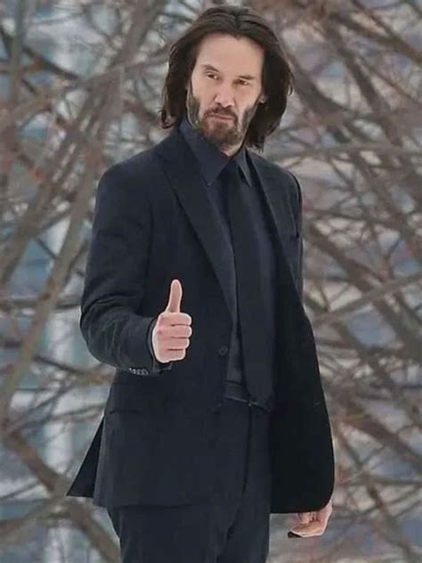 John Wick Black Suit All American Jacket