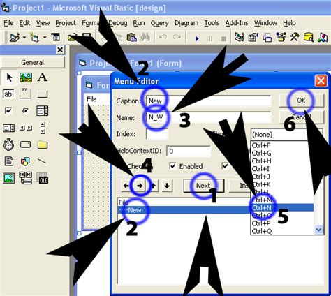 How To Create Menu Bar In Vb6 Codes 47