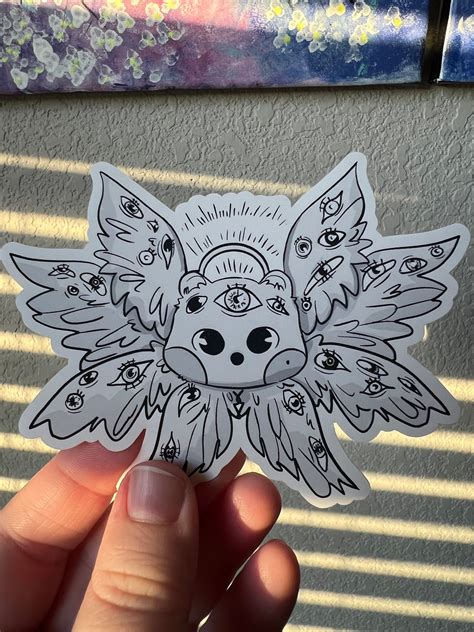biblically accurate quokka matte sticker yasaeh