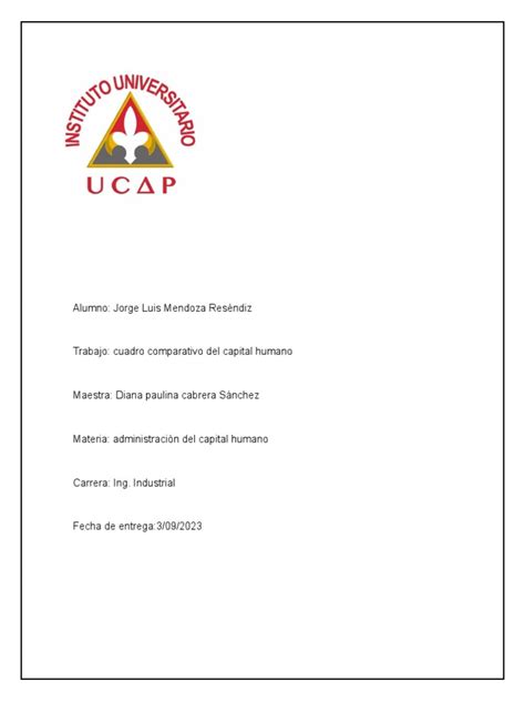 Jorge Luis Mendoza Resendiz Pdf Business Economias