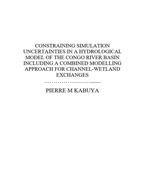 Kabuya Phd Tr21 101 Pdf Pdf Drainage Basin Hydrology
