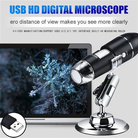 Lab Microscope Slides 1600x Usb Digital Handheld Portable Electron