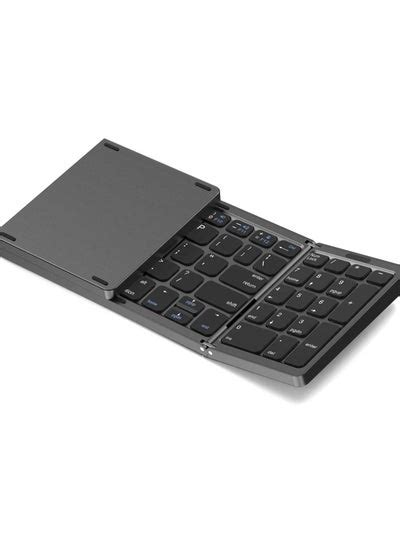Foldable Bluetooth Keyboard Foldable Wireless Portable Keyboard With Numeric Keypad USB C