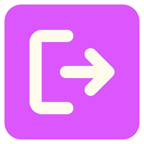 Exit Generic Color Fill Icon