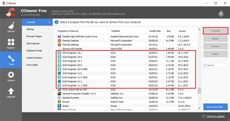 Uninstall Via Ccleaner Or Registry Faq