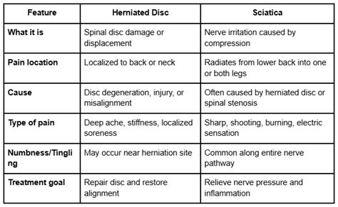 Herniated Disc Vs Sciatica Understanding The Key Differences