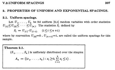 distributions a fast uniform order statistic generator cross validated