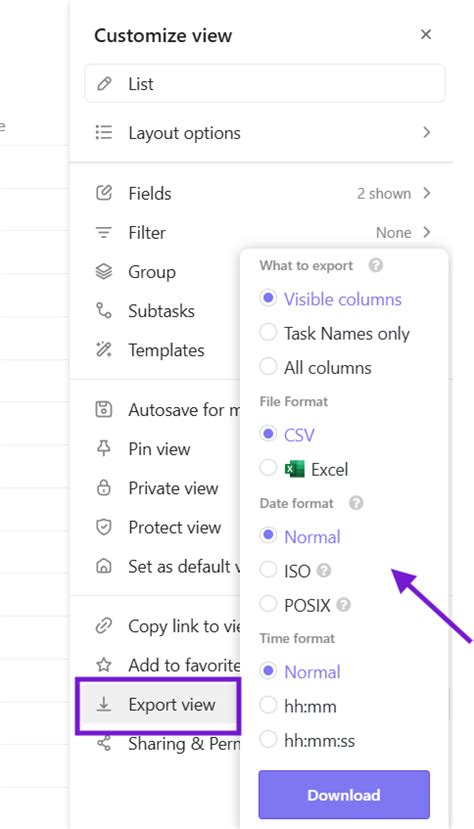 How To Export Clickup Data To Excel In Easy Steps