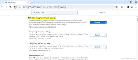 使用chrome内核浏览器访问对象存储服务出现block insecure private network requests csdn博客